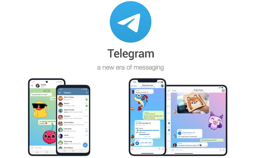 The Telegram Android interface (source: Telegram Messenger LLP via